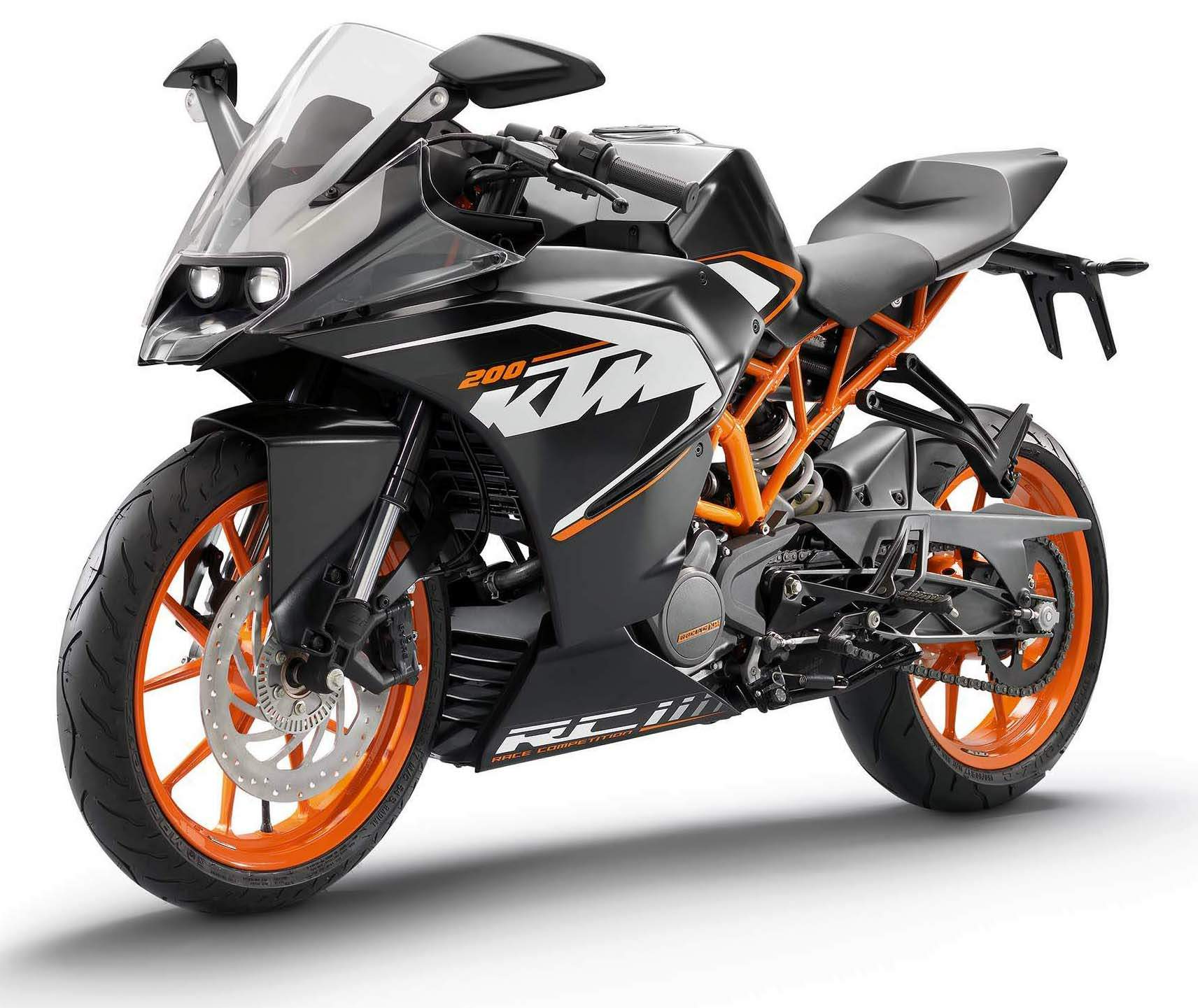 KTM RC 200 2016 Technical Specifications